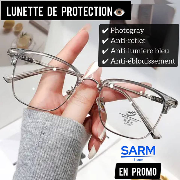 Lunettes de protection photogray avec technologie Blue Protect, Anti-R ...
